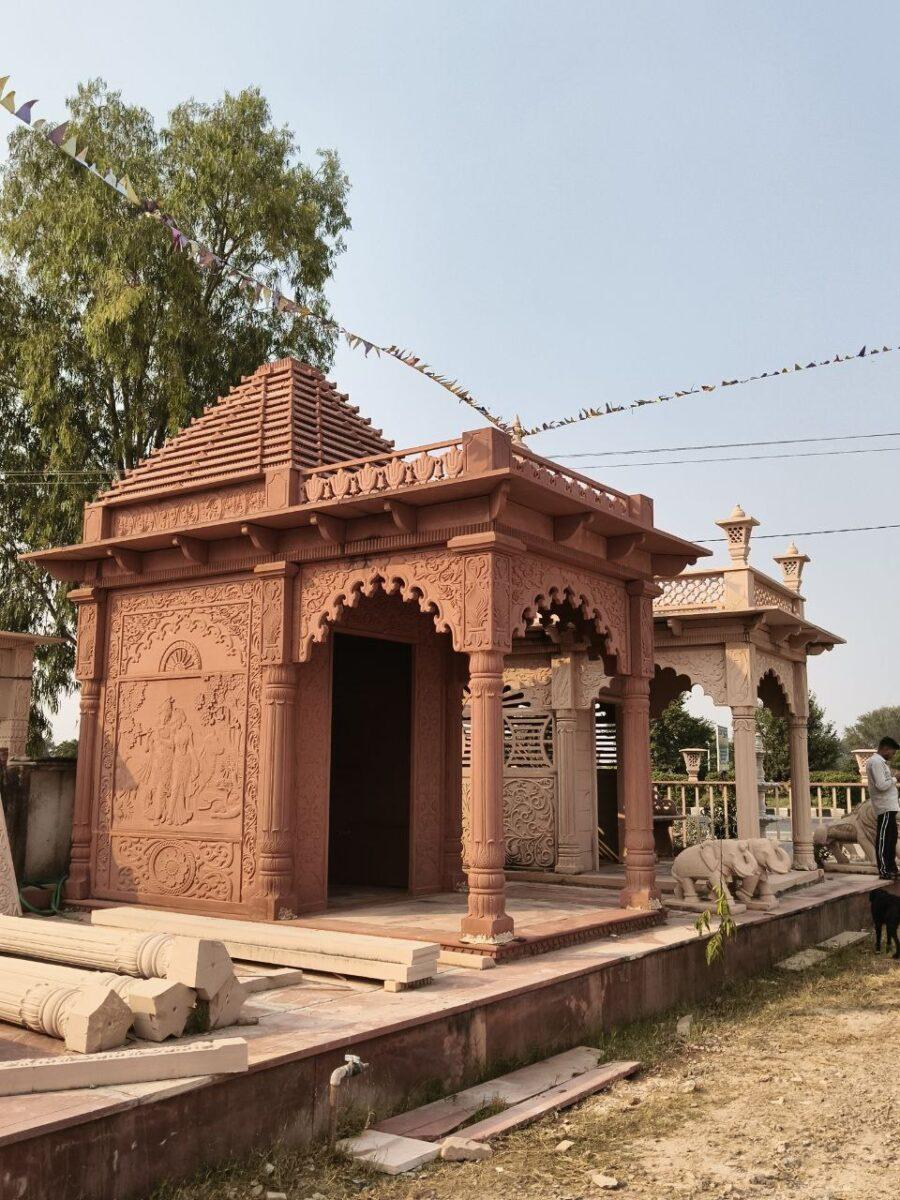 Red Stone Temple for Home – 5 Stunning Handcrafted Designs